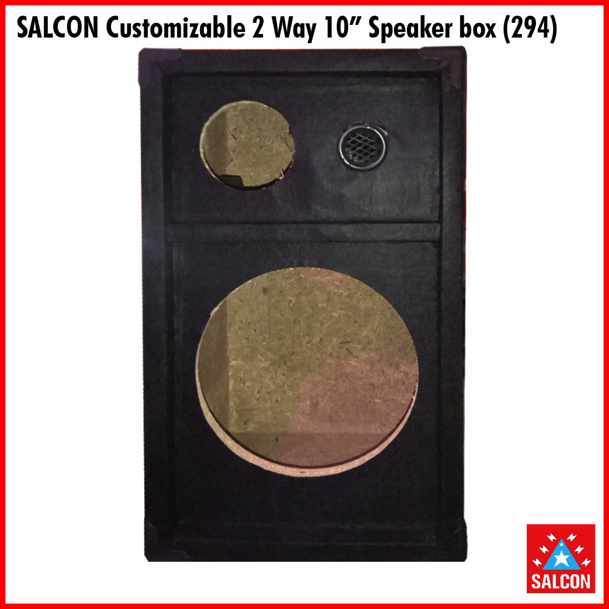 SALCON Customizable 2 Way 10” Speaker box (294) – Salcon Electronics