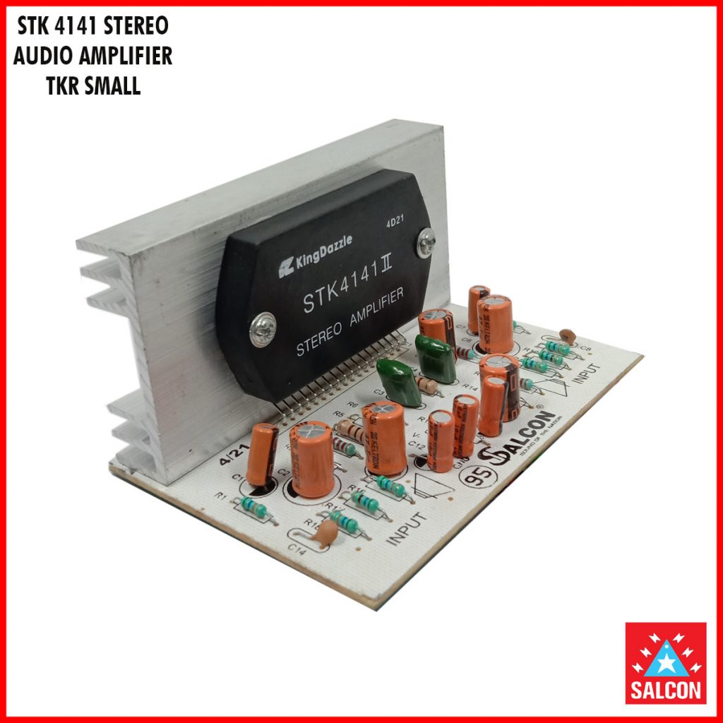 4 Mosfet 200 Watt stereo Audio Amplifier with Bass Treble Preamp- DIY ...